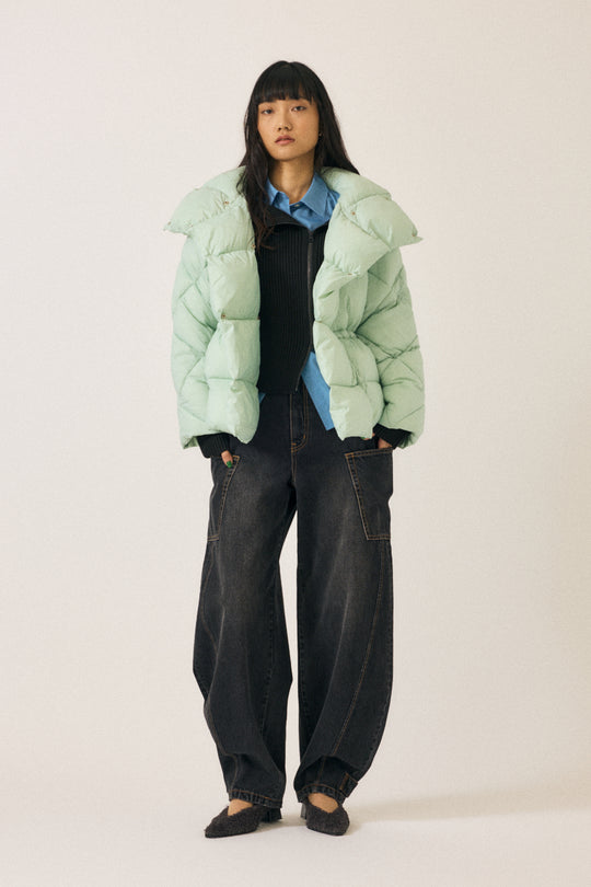 Square Padded Puffer Jacket – MOUSSY
