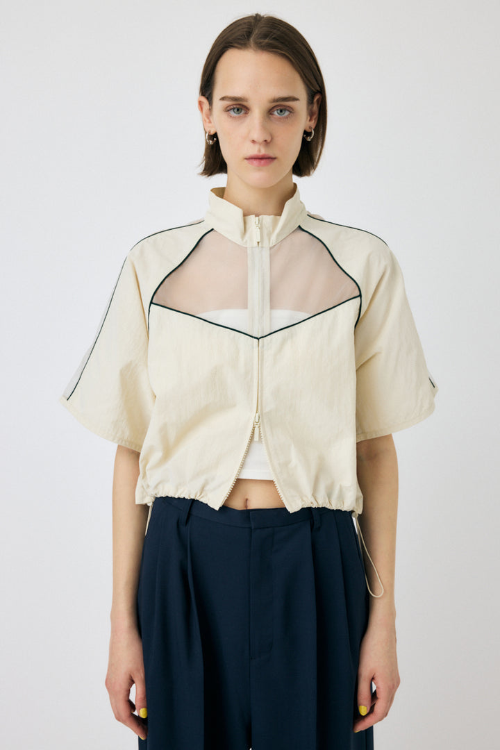 Piping Half Sleeve Track Jacket – MOUSSY