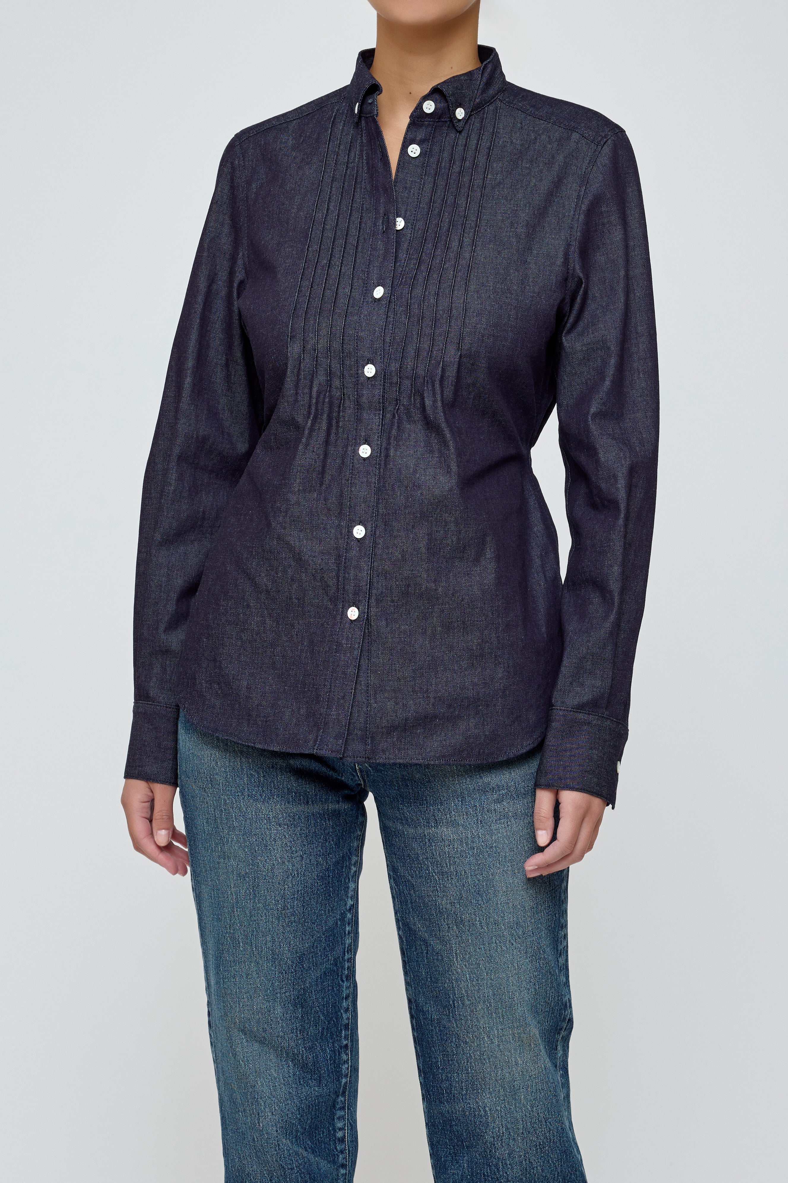 Pin Tuck Gather Shirt – MOUSSY