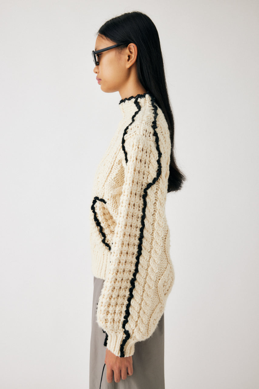 Stitch Cable Knit Top – MOUSSY