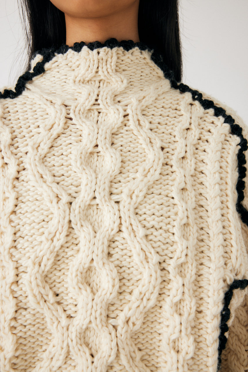 Stitch Cable Knit Top – MOUSSY