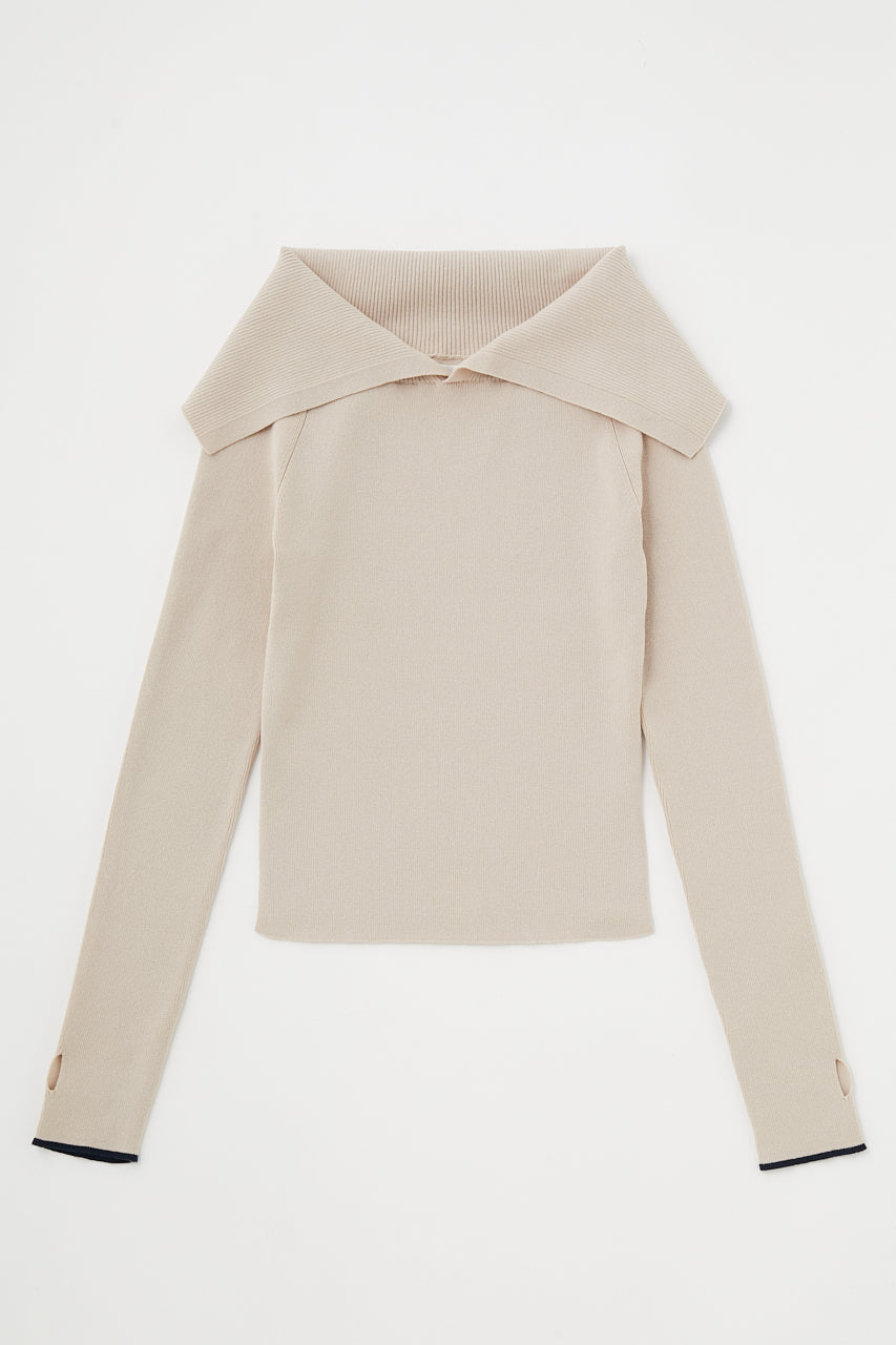 Off Shoulder Collar Knit – MOUSSY