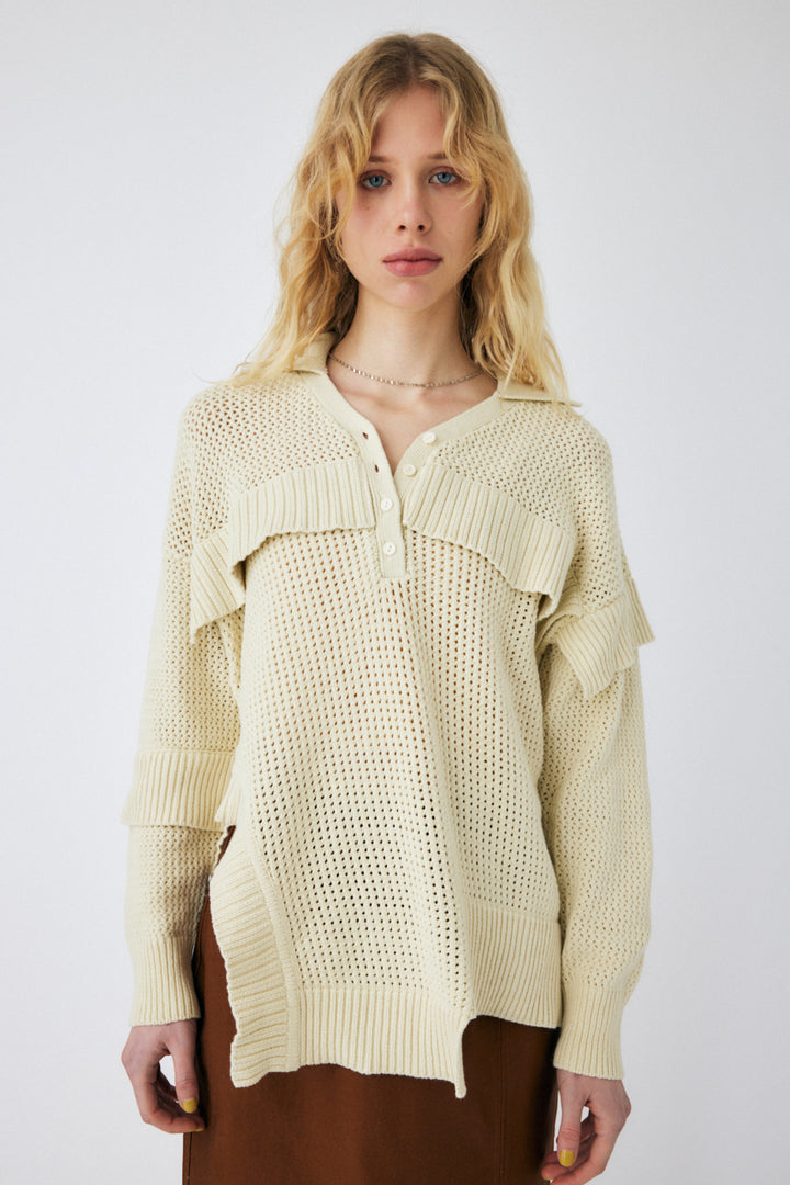 Mesh Loose Knit Top – MOUSSY