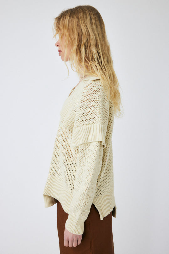 Mesh Loose Knit Top – MOUSSY