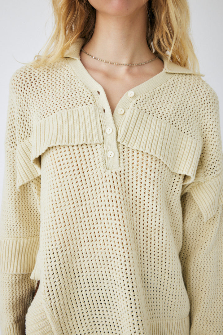 Mesh Loose Knit Top – MOUSSY